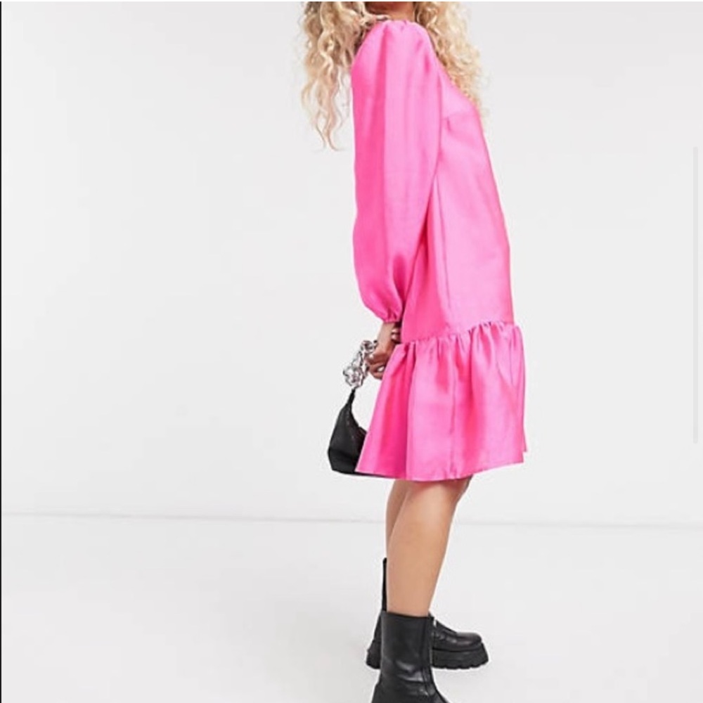Neon Pink Dress - Gem